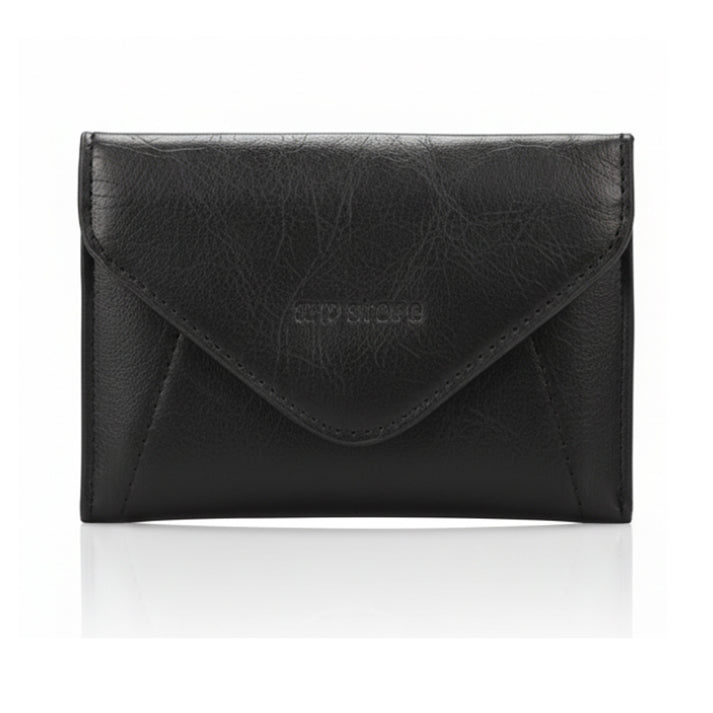 Middle Flip Wallet- Black – TAT STORE